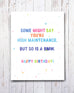 Funny Birthday Card for High Maintenance Friend, Snarky Birthday Cards ...