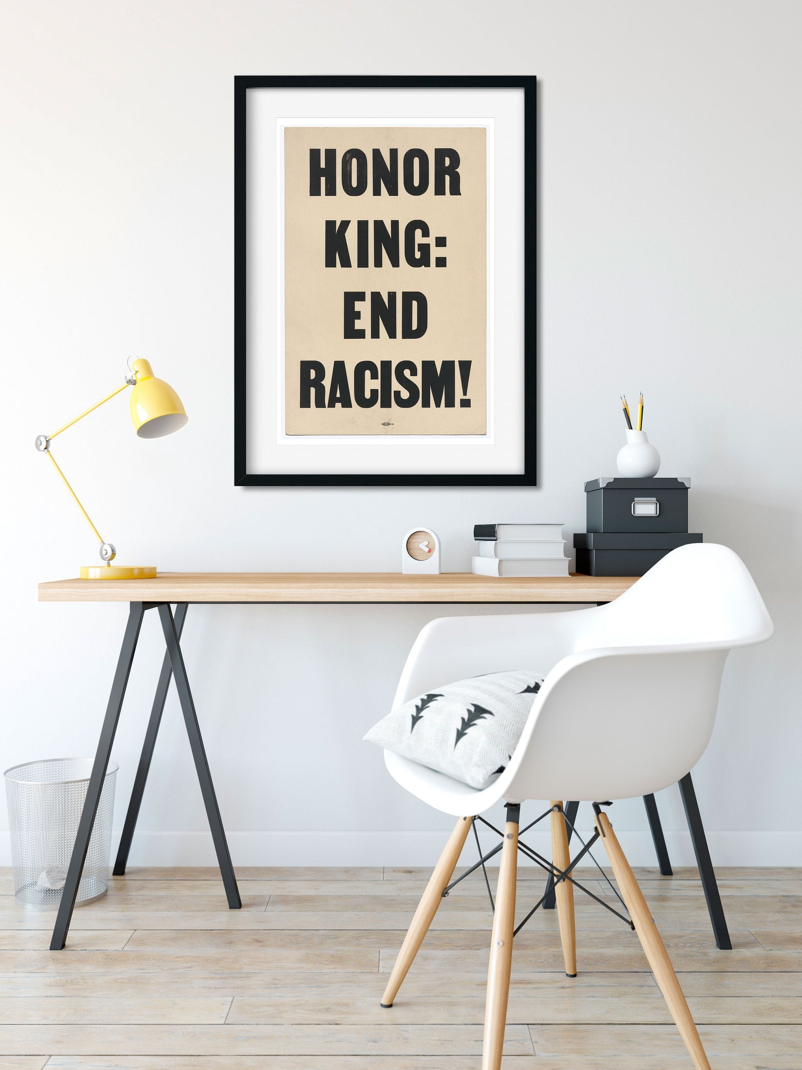 Honor King End Racism | Social Justice Poster Art - Transit Design